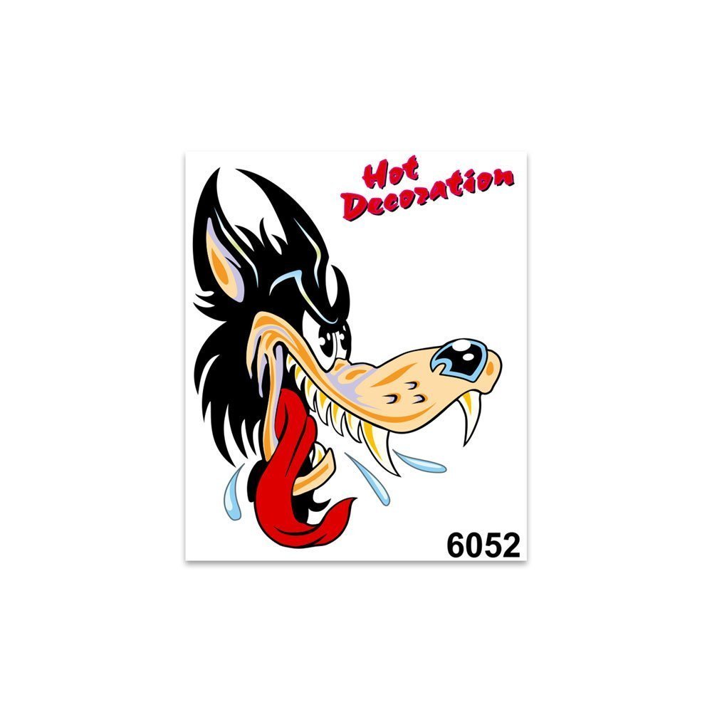 Adesivi Stickers Standard Lupo 10 x 12 cm - Quattroerre